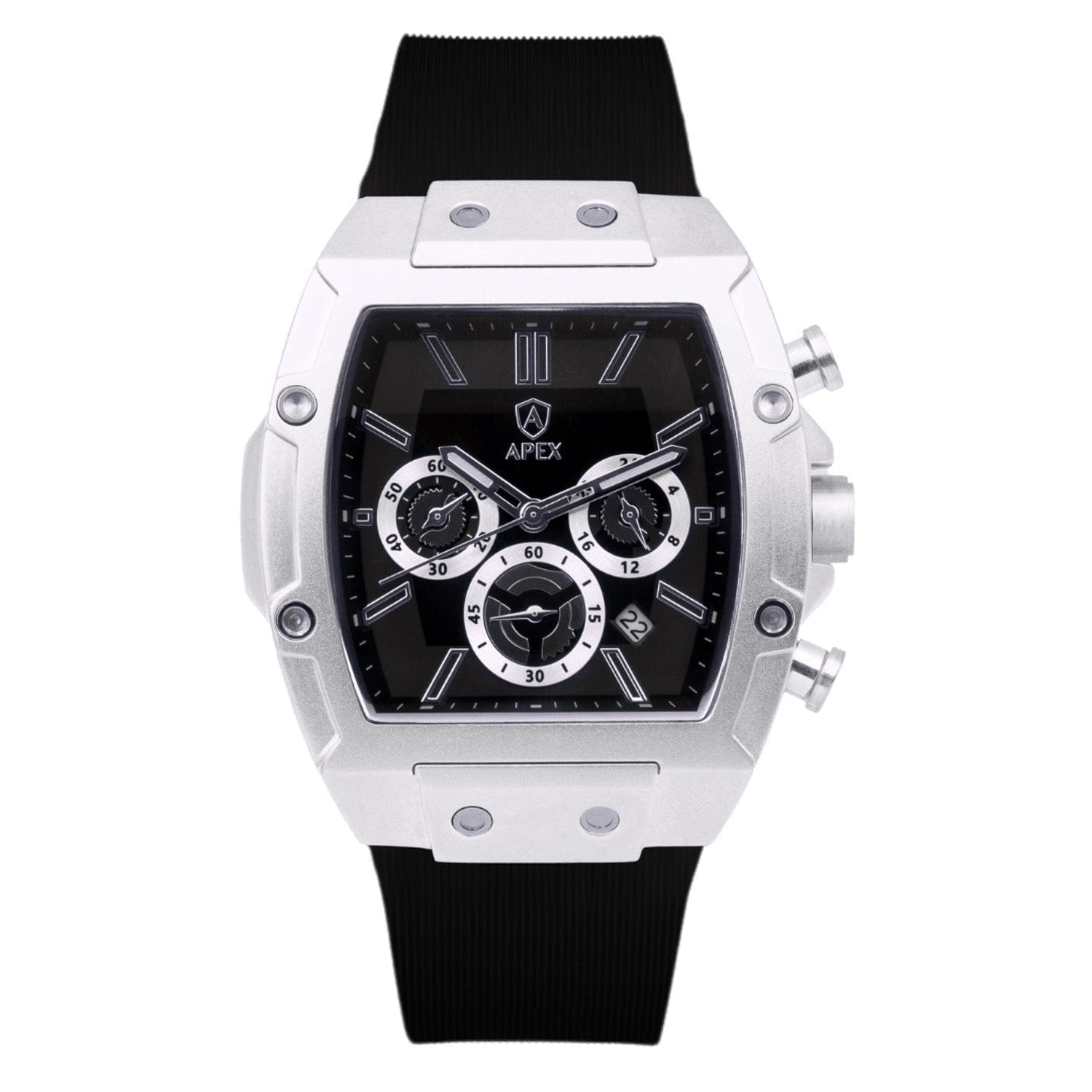 The Icon | Silver & Black | Apex Watches